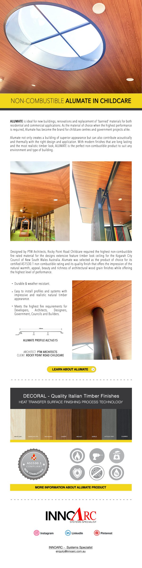 April 2020@INNOARC - Non Combustible ALUAMTE In Childcare | InnoArc